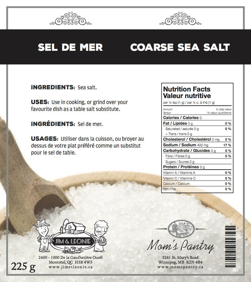 Gourmet Sea Salts - Mom's Pantry
