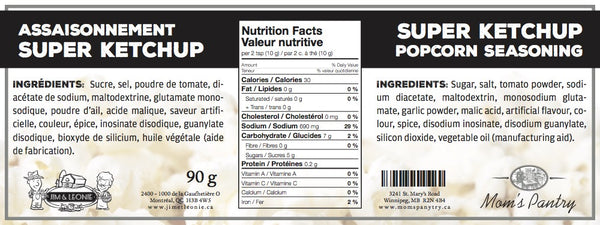 Super Ketchup Popcorn Seasoning - Mom's Pantry