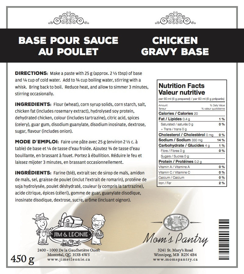Traditional Gravy & Soup Bases - Mom's Pantry