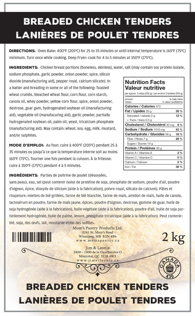 Prepared Meats - Mom's Pantry