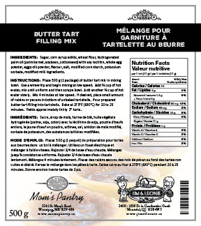 Butter Tart Filling Mix - Mom's Pantry